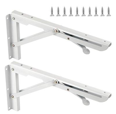 China DIY Work Bench Shelf Bracket Heavy Duty Stainless Steel Collapsible 1.5mm Thickness for sale