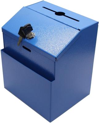 China Lockable Metal Donation Suggestion Key Drop Box Express Checkout Box for sale