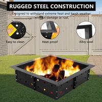 China Square Outdoor Fire Pit Ring 36