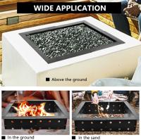 China Square Outdoor Fire Pit Ring 36