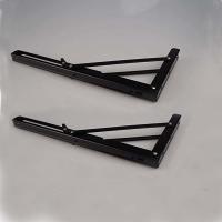 China Stainless Steel Heavy Duty Spring K Shaped Folding Floating Shelf Mounting Brackets for sale