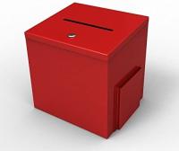 China ISO9001 Rohs CE Iron Metal Donation Key Drop Box for Suggestion Express Checkout for sale