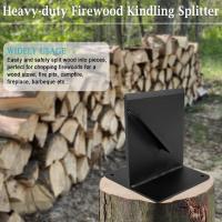 China Portable Wood Splitter Upgraded 10 Pounds Heavy-Duty Steel Firewood Kindling Splitter for sale