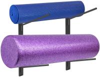 China Wall Mount Yoga Mat Foam Roller Towel Rack Hanging Yoga Strap Hook for sale