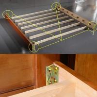 China Rust Proof Bed Frame Connectors with Screws Play a Role in Supporting Fixed Bed Frame for sale