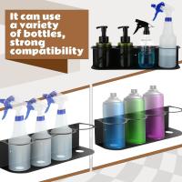 China Garage Mechanic Paint Bottle Can Organizer Heavy Duty Wall Mount Spray Bottle Holder for sale
