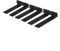China Powder Coated L Shape Shelf Bracket Hidden Steel Brackets for Shelves 0.2Inch Thick for sale