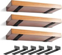 China Powder Coated L Shape Shelf Bracket Hidden Steel Brackets for Shelves 0.2Inch Thick for sale