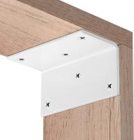 China Corner Brackets Support L Angle Steel Braces for Timber Wood Furniture Connector for sale
