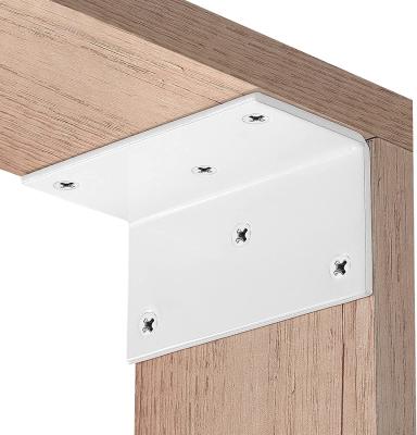 China Corner Brackets Support L Angle Steel Braces for Timber Wood Furniture Connector for sale