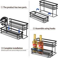 China Function 2 Tier Coffee Syrup Stand Holder Rack for Coffee Bar Standard or Nonstandard for sale