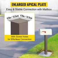 China Customized Q235 Steel Mail Box Post Stand Powder-coated for Garden and Outdoor for sale