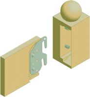 China Wood Bed Rail Hook Plates Headboard Frame Bracket with Hot Galvanized Wooden Bed Hook for sale
