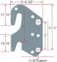 China Wood Bed Rail Hook Plates Headboard Frame Bracket with Hot Galvanized Wooden Bed Hook for sale