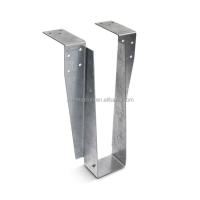 China CE Certified Face Mount Joist Hanger for Black 50*100 45*180 40*105 Wood Beam Bracket for sale