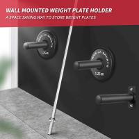 China Gym Equipment Steel Kettlebell Organizer Rack for Wall Mounted Weight Plate Pin Holder for sale