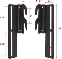 China Hook on Bed Frame Brackets Customized Size Headboard Hook Set for Brass Bed Rails for sale