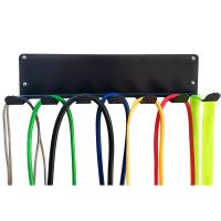 China Wall Mounted Gym Organizer for Fitness Bands/Foam Rollers Jump Rope Rack Behind Doors for sale