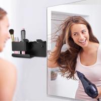 China Hair Dryer Stand Wall Mounted Blow Dryer Organizer for Bathroom ISO9001 Rohs CE 16949 for sale