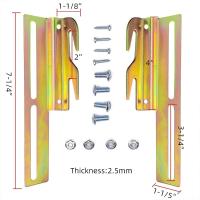 China Hook on Bed Frame Brackets Customized Size Headboard Hook Set for Brass Bed Rails for sale