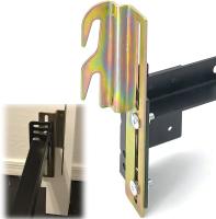 China Customized Size Heavy Duty Steel Hook on Bed Rails Brackets Bed Hook Adapter Kit Bracket for sale
