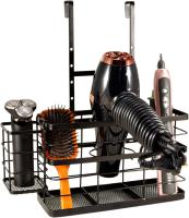 China High Carbon Steel Wall Mounted Blow Dryer Holder for Under Sink Bathroom Organization for sale