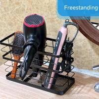 China High Carbon Steel Wall Mounted Blow Dryer Holder for Under Sink Bathroom Organization for sale