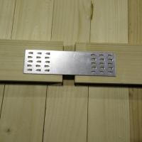China Wood Pallet Connector Mending Plate Made of Galvanized Steel for Dependable Support for sale