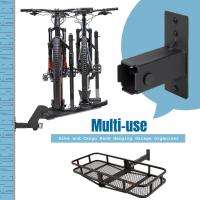 China Hitch Wall Mount 2 Inch Garage Bike Storage Trailer Rack for Snowboards and Bicycles for sale