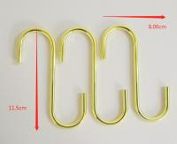 China Stylish and Durable S-shaped Metal Hooks for Home Decor in Living Room Bedroom Kitchen for sale