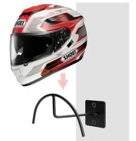 China 5mm Shelf Thickness Metal Helmet Holder Rack for Wall Mounting Helmet Display Hanger for sale