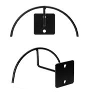 China 5mm Shelf Thickness Metal Helmet Holder Rack for Wall Mounting Helmet Display Hanger for sale