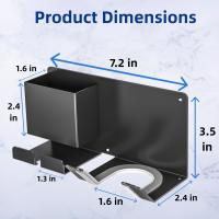 China Optimize Your Space with Our Dyson Hair Dryer Holder Compatible with Most Hair Dryers for sale