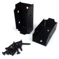 China Nonstandard Saddle Shape 2x4 Top Rail Support Fence Bracket for Powder Coated Finish for sale