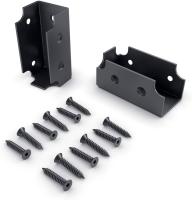 China Nonstandard Saddle Shape 2x4 Top Rail Support Fence Bracket for Powder Coated Finish for sale
