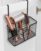 China Modern Style Hair Tool Organizer for Wall Mounted Hair Dryer Bathroom Cabinet Holder for sale