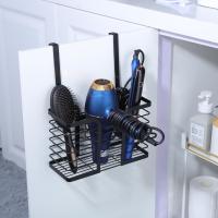 China Modern Style Hair Tool Organizer for Wall Mounted Hair Dryer Bathroom Cabinet Holder for sale