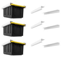 China Adjustable Width Container Ceiling Mount Storage Rack for Functional Design Holders for sale