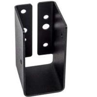 China Outdoor Accents 2x6 inch Concealed Flange Light Steel Joist Hanger Single-side Bracket Structure for sale