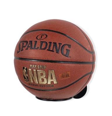 China Powder Coated Steel Ball Holder Wall Mount Display Rack Storage for Soccer and Basketball for sale
