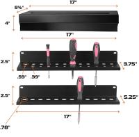 China Commercial Buyers Wall Mount Workshop Metal Screwdriver Organizer for Cordless Drill for sale