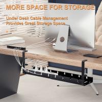 China Carbon Steel Cable Management Tray Adjustable 13.8'' into 21.8'' for Living Room for sale