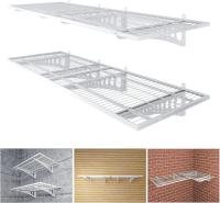 China 2x6ft Grid Shelving Steel Storage Support Rack for Painting Powder Coat Galvanized for sale