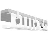 China Cable Duct Desk No Drilling Wire Management Box Tray Carbon Steel Desk Cord Organizer for sale