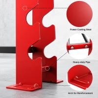 China Galvanized 5 Tier Dumbbell Rack Stand for Home Gym Weight Training Powder Coated for sale