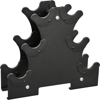 China 3 Tier Weight Rack for Dumbbells Tree Shape Dumbbell Storage Rack Nonstandard Metal for sale