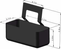China Power Coated Grease Catcher and 20 Pack Liners for Blackstone Griddle Accessories for sale