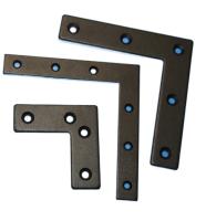 China Stamping Work Process Stainless Steel Straight Flat Fixing Mending Plates Brackets for sale