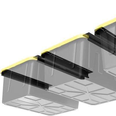 China Ceiling Rail Overhead Bin Rack for Garage Storage Iron Casting Process Tolerance 0.01mm for sale
