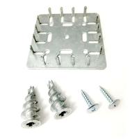 China 1mm/1.2mm Thick Zinc Steel 8-pin Impaling Clips for Sturdy Fastening for sale
